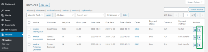 How to create invoices in WordPress & a manual invoice in WooCommerce