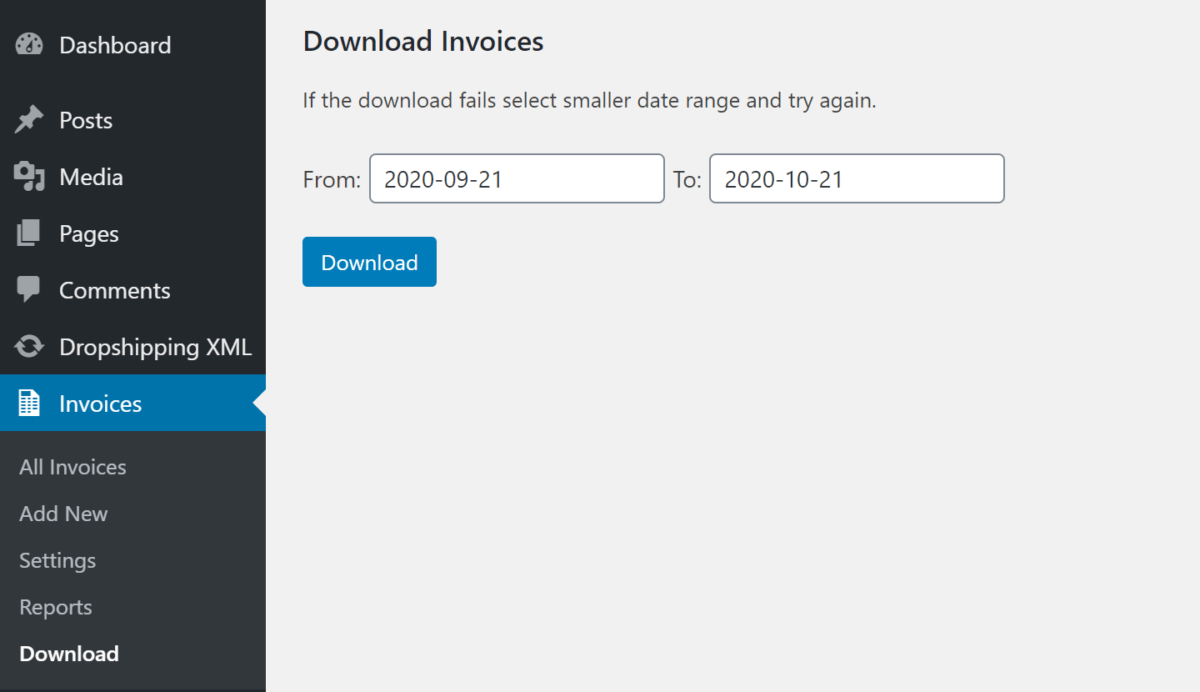 How to create invoices in WordPress & a manual invoice in WooCommerce