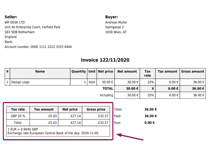 WooCommerce EU VAT assistant & invoicing - Flexible PDF Invoices