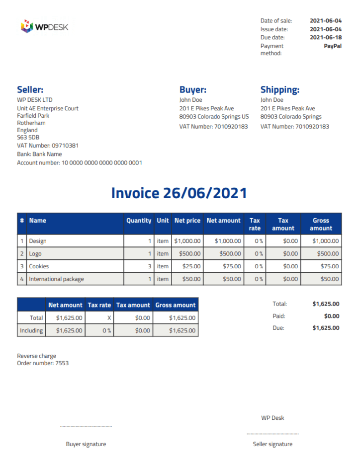 Advanced Templates for Flexible Invoices PRO - Flexible Invoices